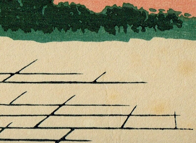 Japanese Ukiyo-e Woodblock Print, Katsushika Hokusai, "fuji View Field ...