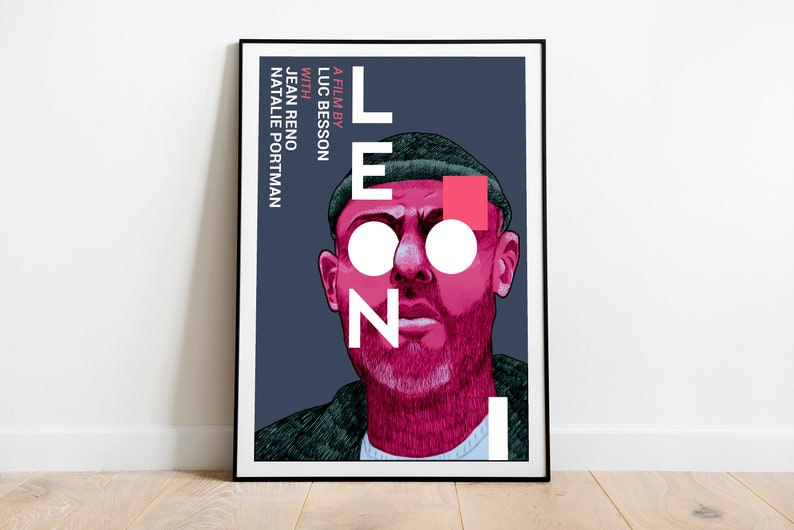 Leon Alternative Film Poster (colour Variant) - Etsy