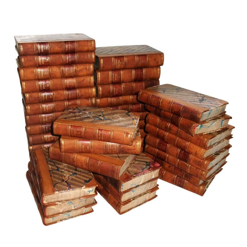 Antique Waverley Book - Etsy UK