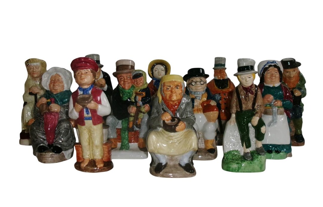 Vintage Set CHARLES DICKENS Characters Toby JUGS by Wood & Sons for ...