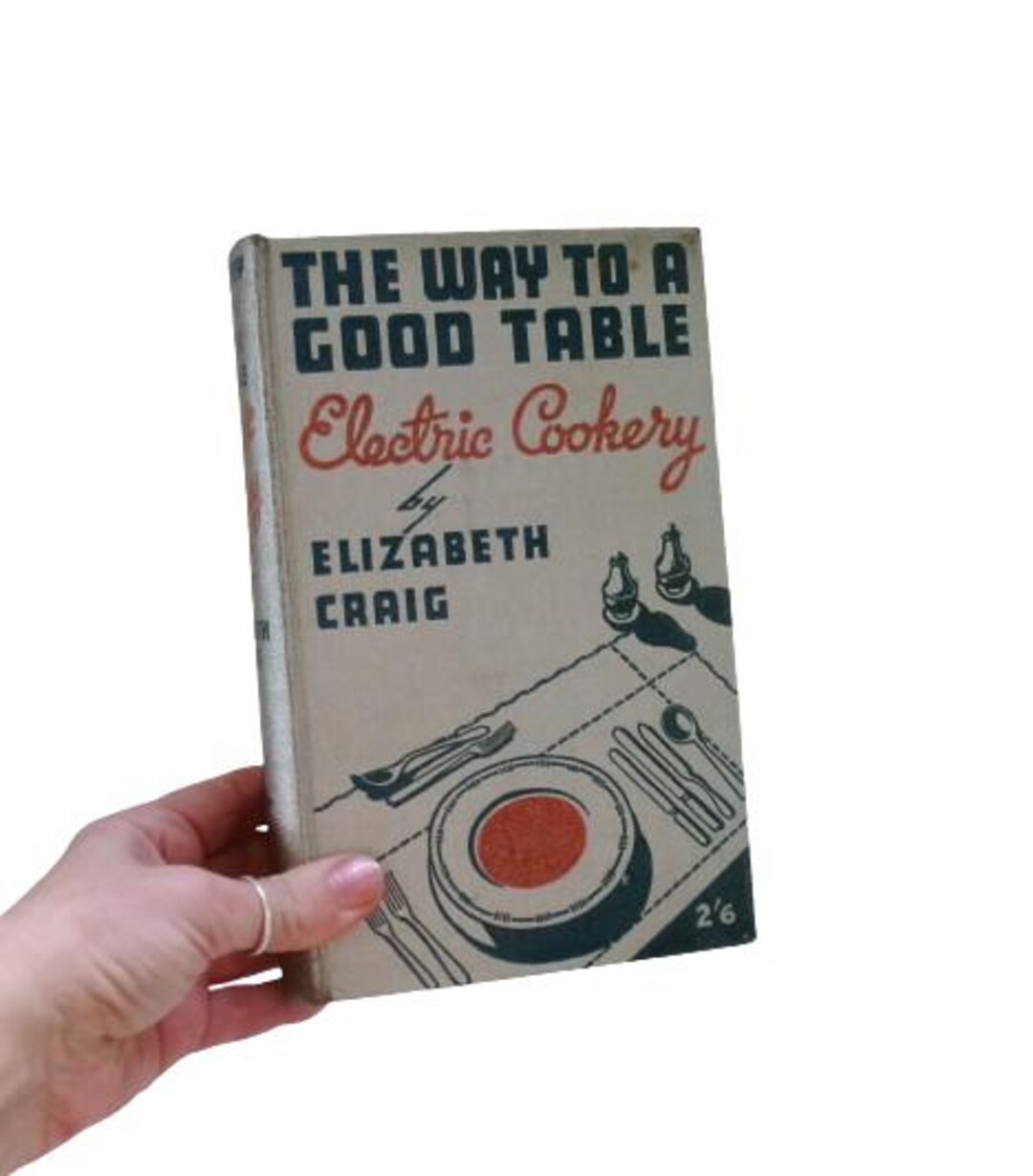 1938 ELECTRIC COOKERY the Way to A Good Table by Elizabeth Craig ...