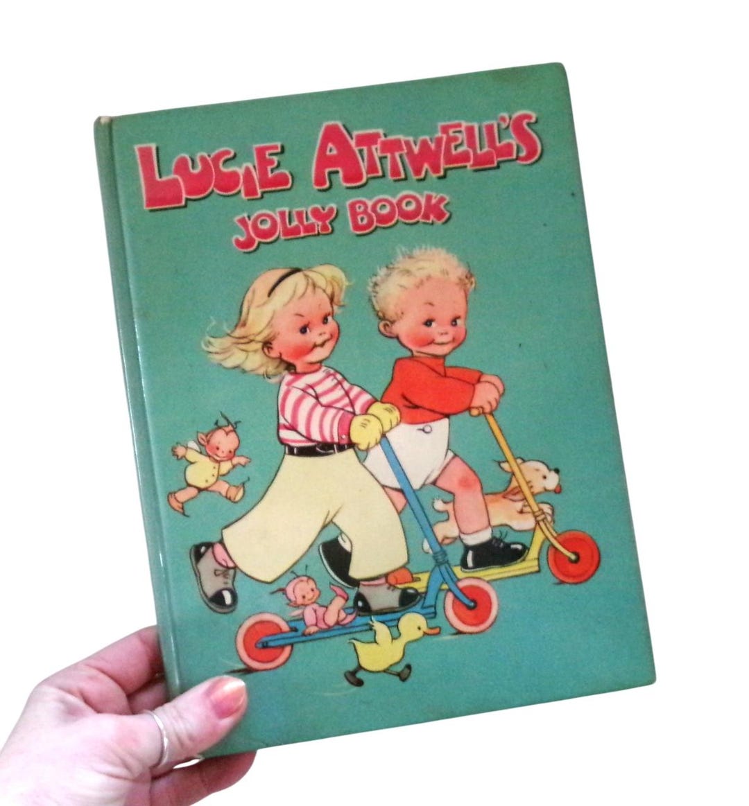 1953 Children's Book, MABEL LUCIE ATTWELL'S Jolly Book, Vintage Stories ...