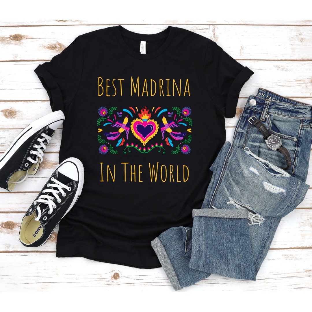 Madrina Gifts Regalos Para Madrina in Spanish Godmother Shirt Best ...