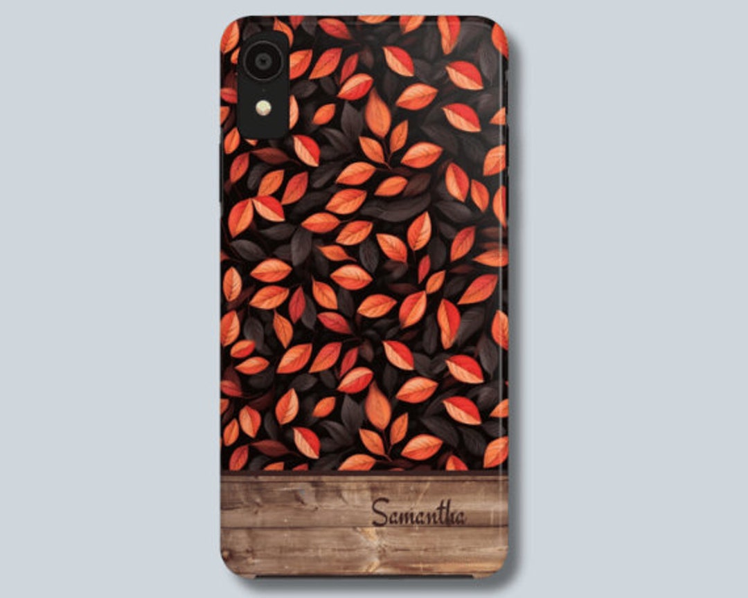 Halloween Phone Cases Custom Name Personalized Fall Phone Cases ...