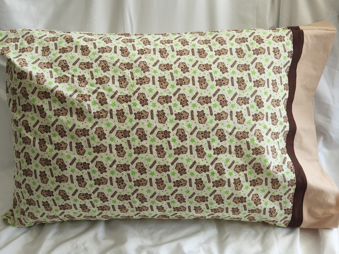 Groot From Guardians of the Galaxy 100% Cotton Pillowcase - Etsy