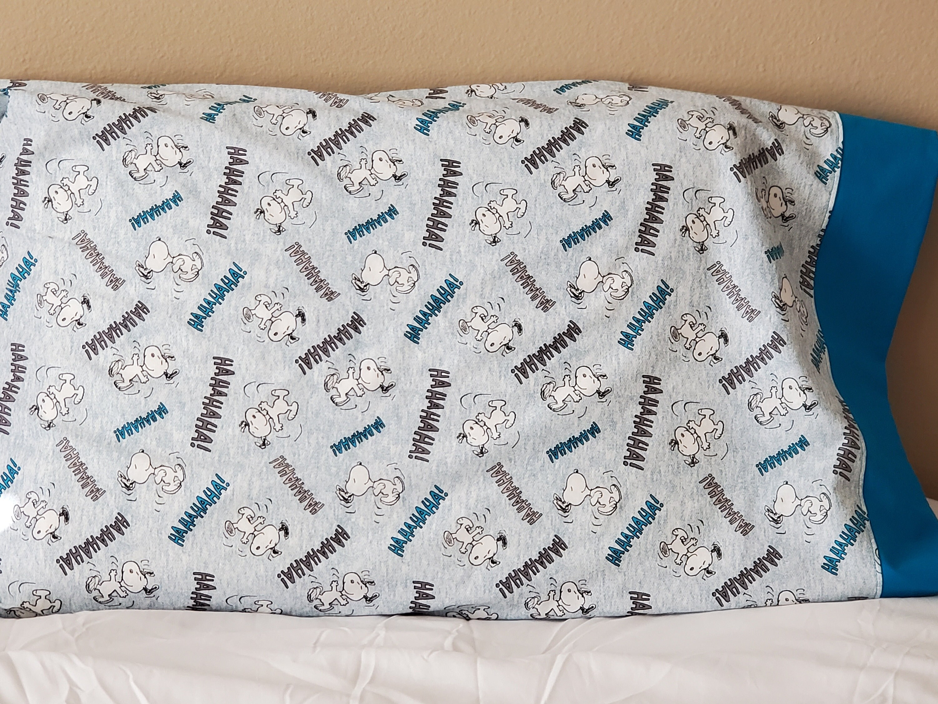 Snoopy Cotton Pillowcase Bedding Sheets & Pillowcases etna.com.pe