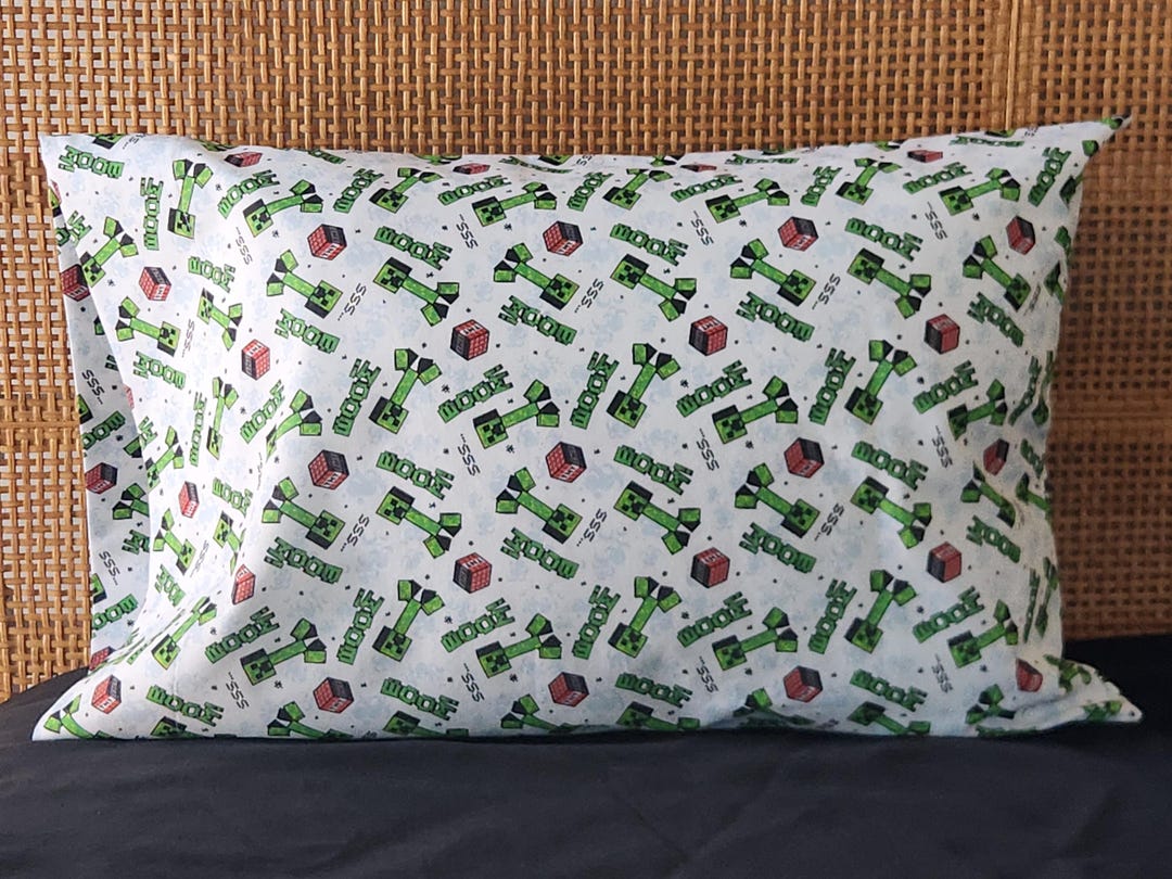 Minecraft and TNT Pillowcase - Etsy