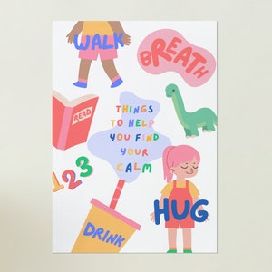 Nursery / Classroom Feelings Poster Bundle. Calming Corner Posters ...