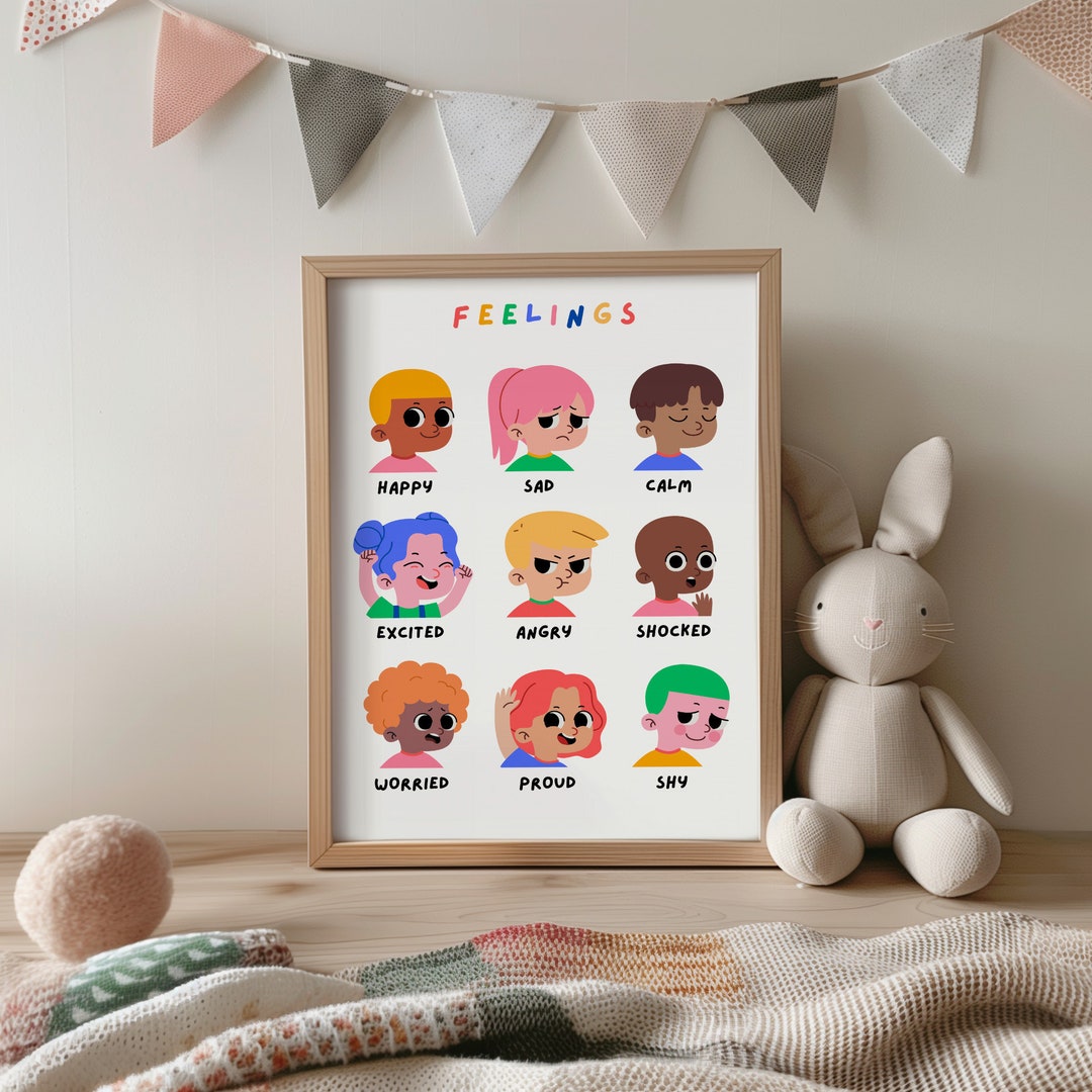 Nursery / Classroom Feelings Poster Bundle. Calming Corner Posters ...