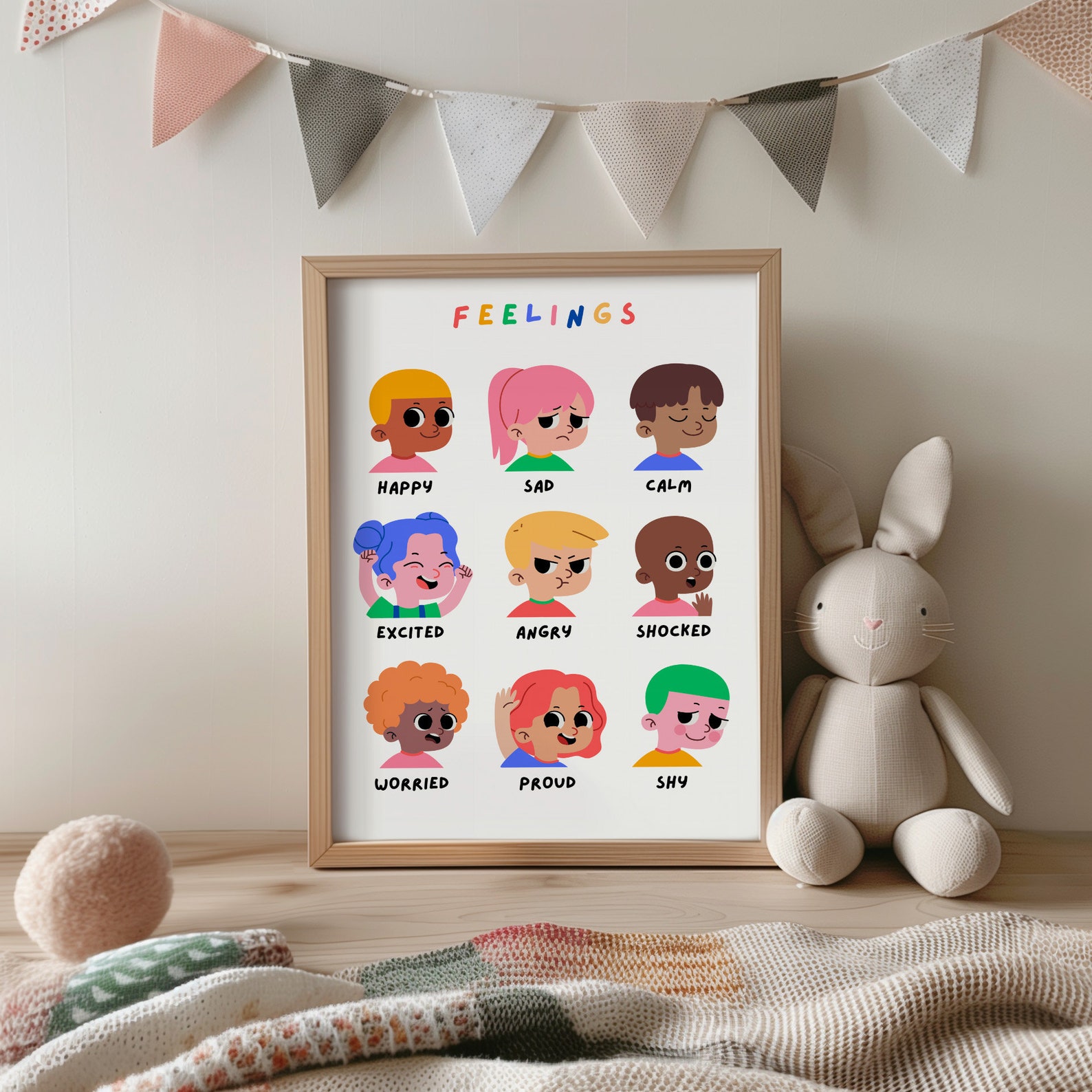 Nursery / Classroom Feelings Poster Bundle. Calming Corner Posters ...