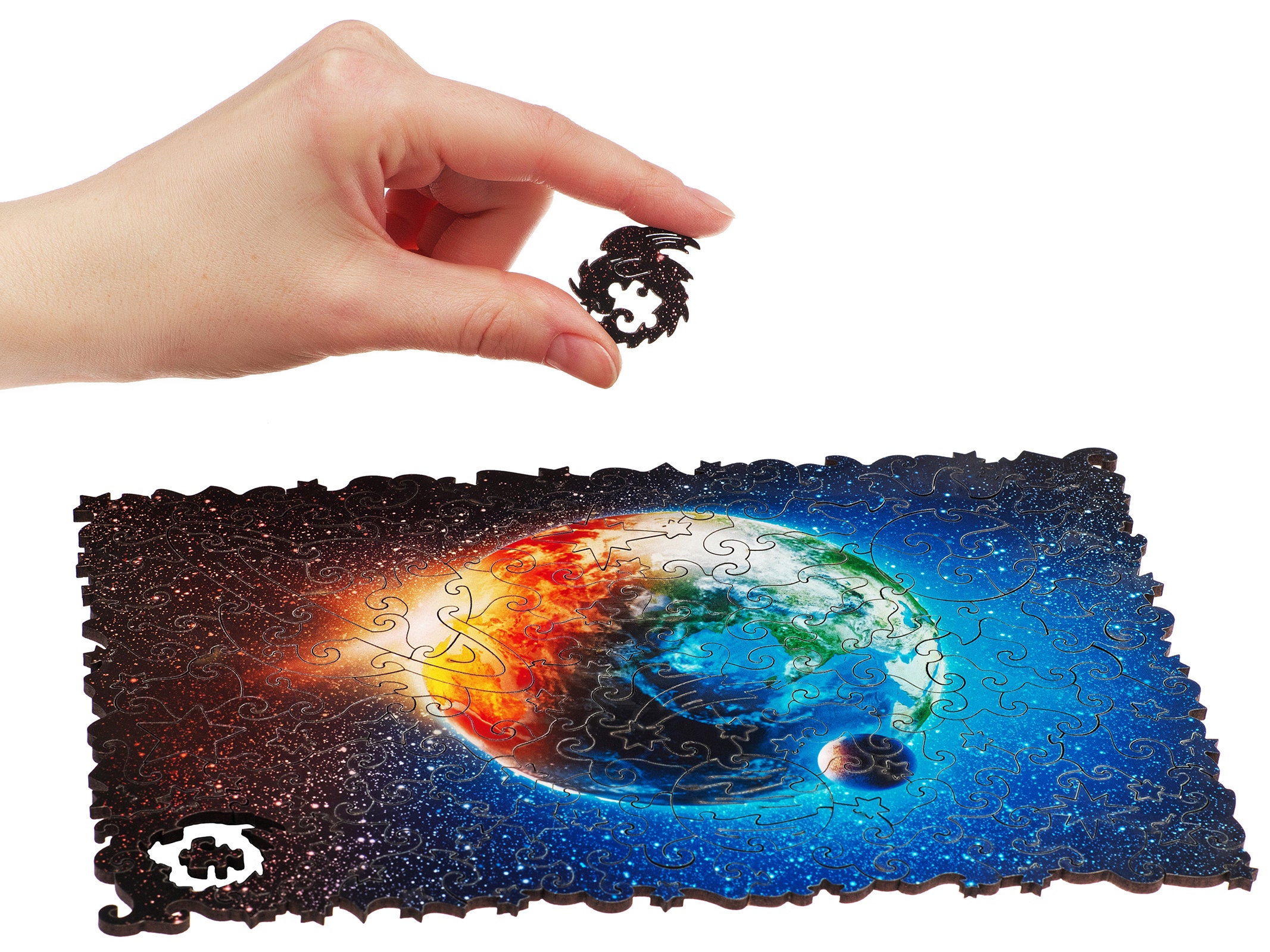 Wooden Puzzle Jigsaw Space Planet Earth by Unidragon / Jigsaw | Etsy Wooden Puzzle Jigsaw Space Planet Earth by Unidragon / Jigsaw | Etsy
