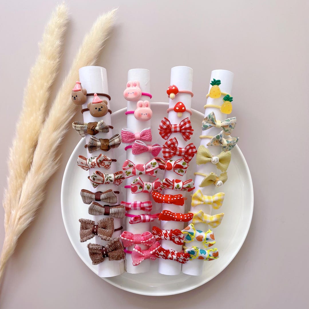 Soft Hair Ties| Small Hoop Ponytail Holders| Gentle Accessories for ...