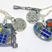 Resin Tardis Necklace, Doctor Who Quote Stamped Charm and Steampunk ...