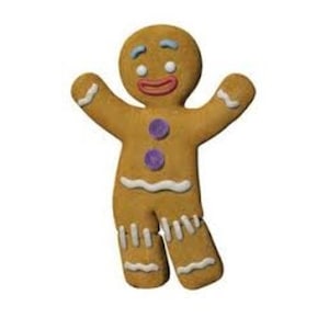 Zenzy: Imán en forma de Shrek Gingerbread Man 1 pieza | Etsy España