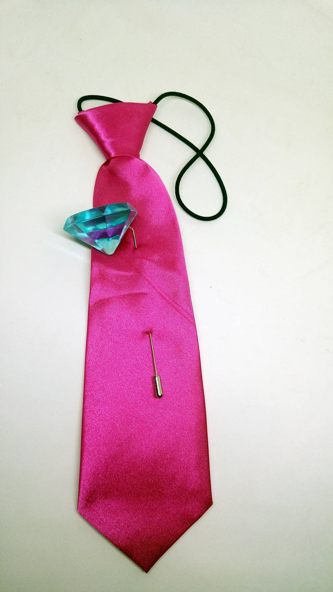 Cartoon-style Tie-pin With Big Resin Diamond Toon Patrol's | Etsy