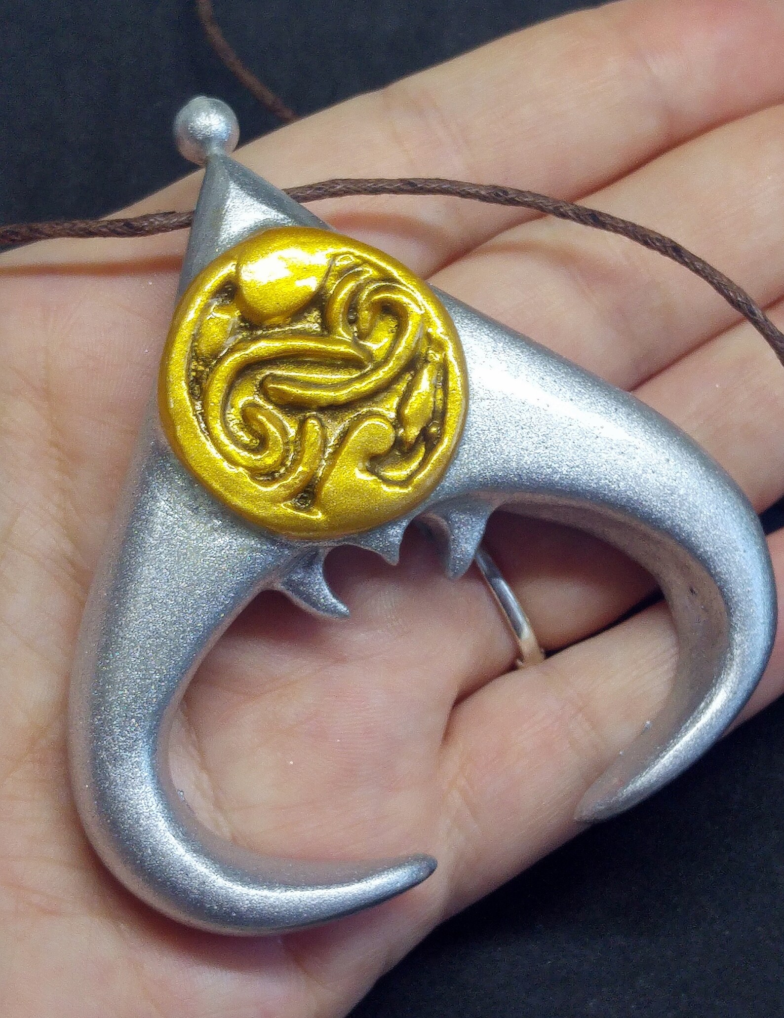 Goblin King Pendant Resin Replica of Jareth's Necklace | Etsy