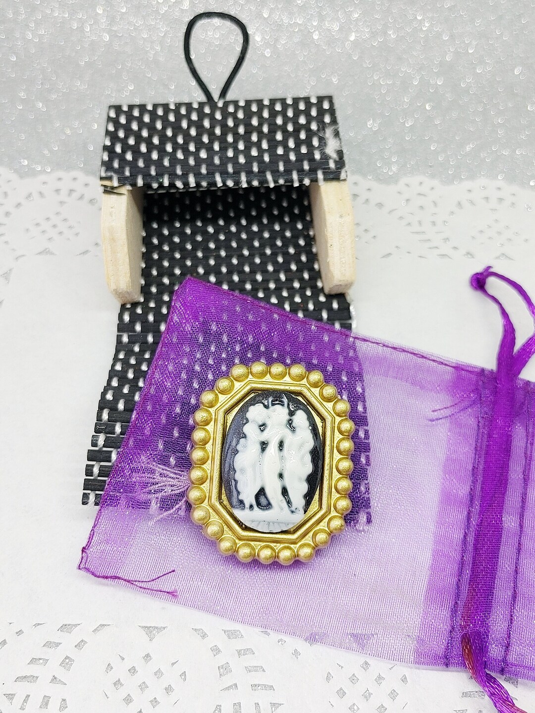 Agatha Harkness: Three Graces Cameo Brooch Inspired by the One Worn by ...