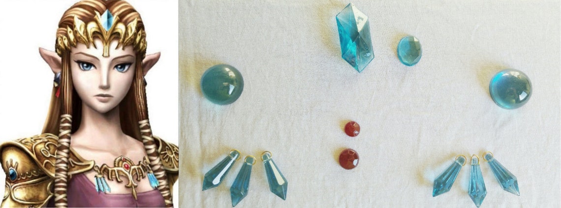 The Legend of Zelda Twilight Princess: set di 16 gemme in - Etsy Italia