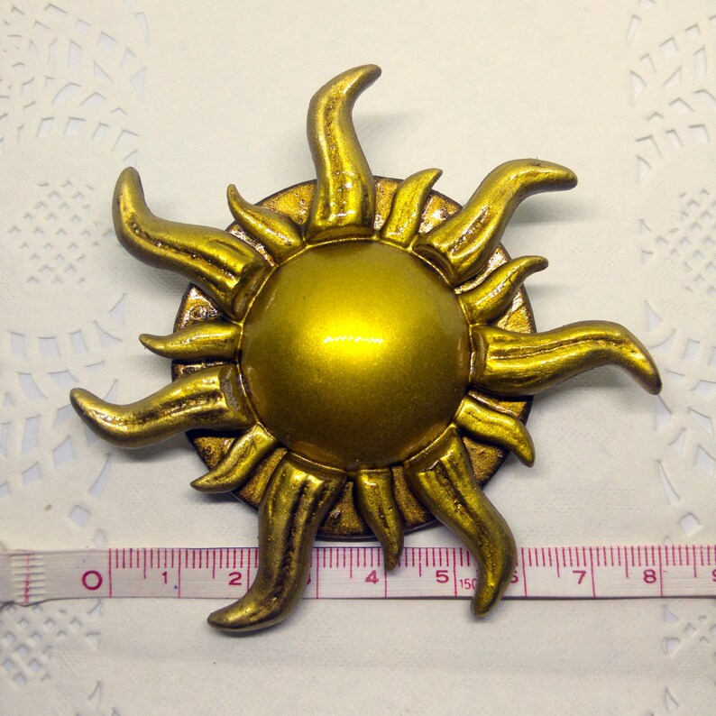 Sun Shaped Pin Costume Prop for Flynn Rider Cosplay Inspired | Etsy