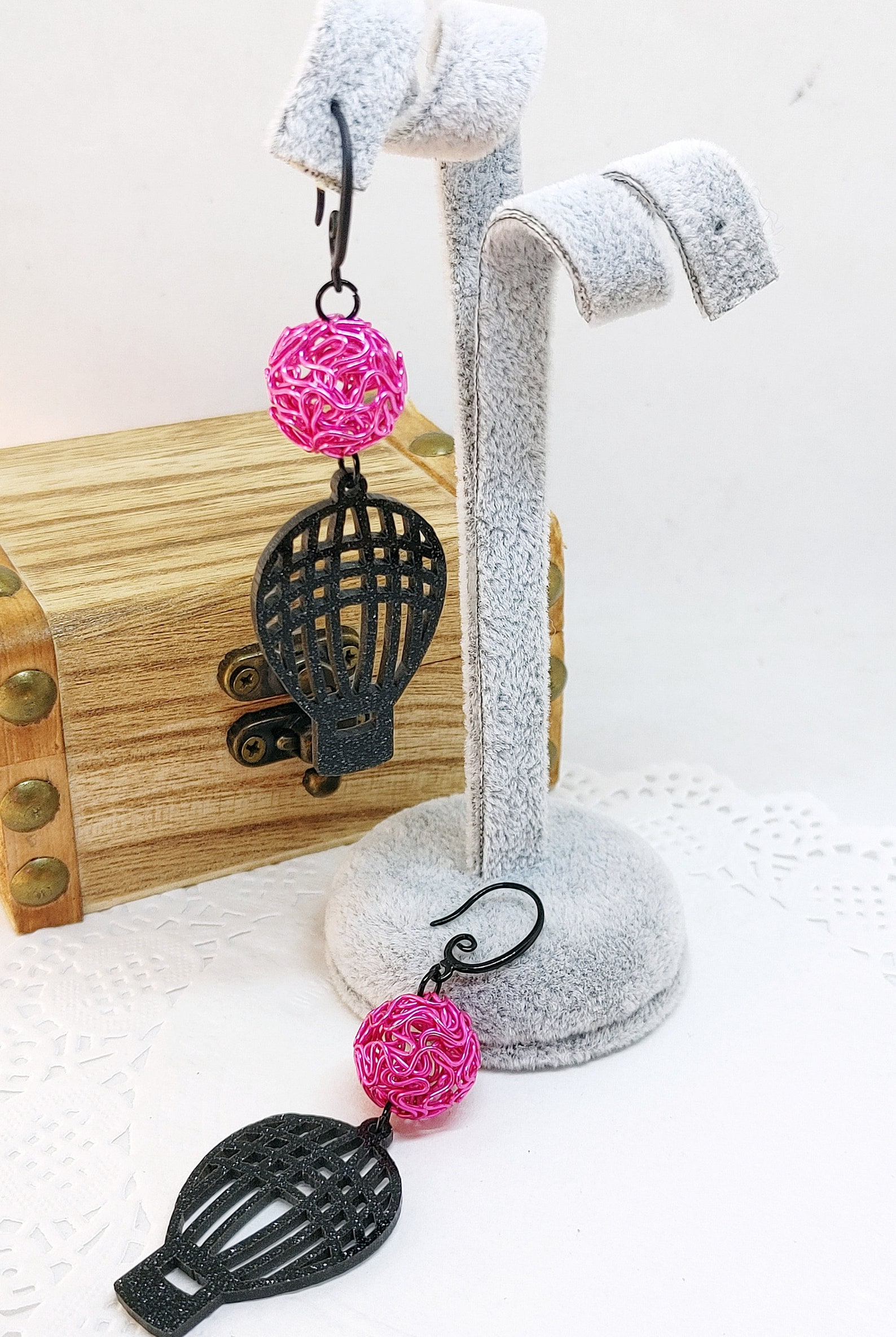Laser Cut Acrylic Air Balloon Silhouette With Metal Wire | Etsy