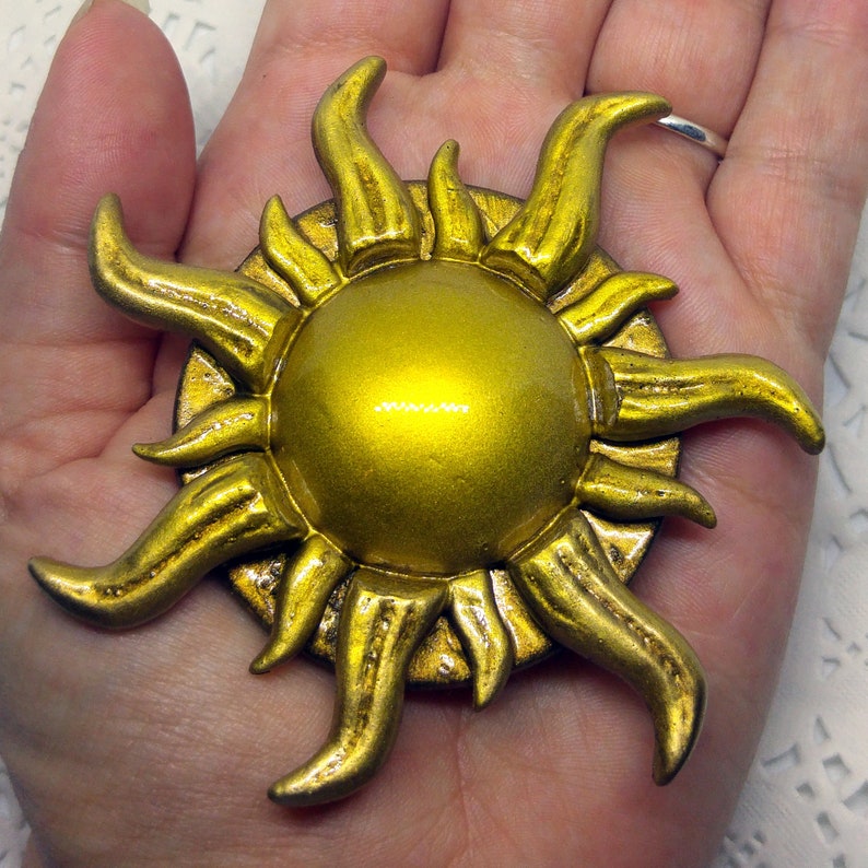 Sun Shaped Pin Costume Prop for Flynn Rider Cosplay Inspired | Etsy