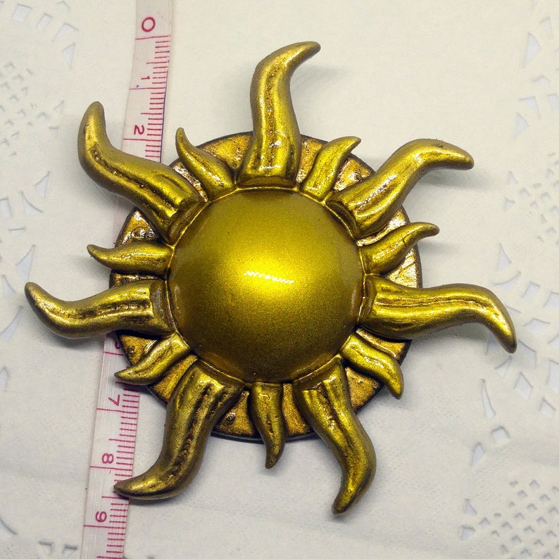 Sun Shaped Pin Costume Prop for Flynn Rider Cosplay Inspired | Etsy