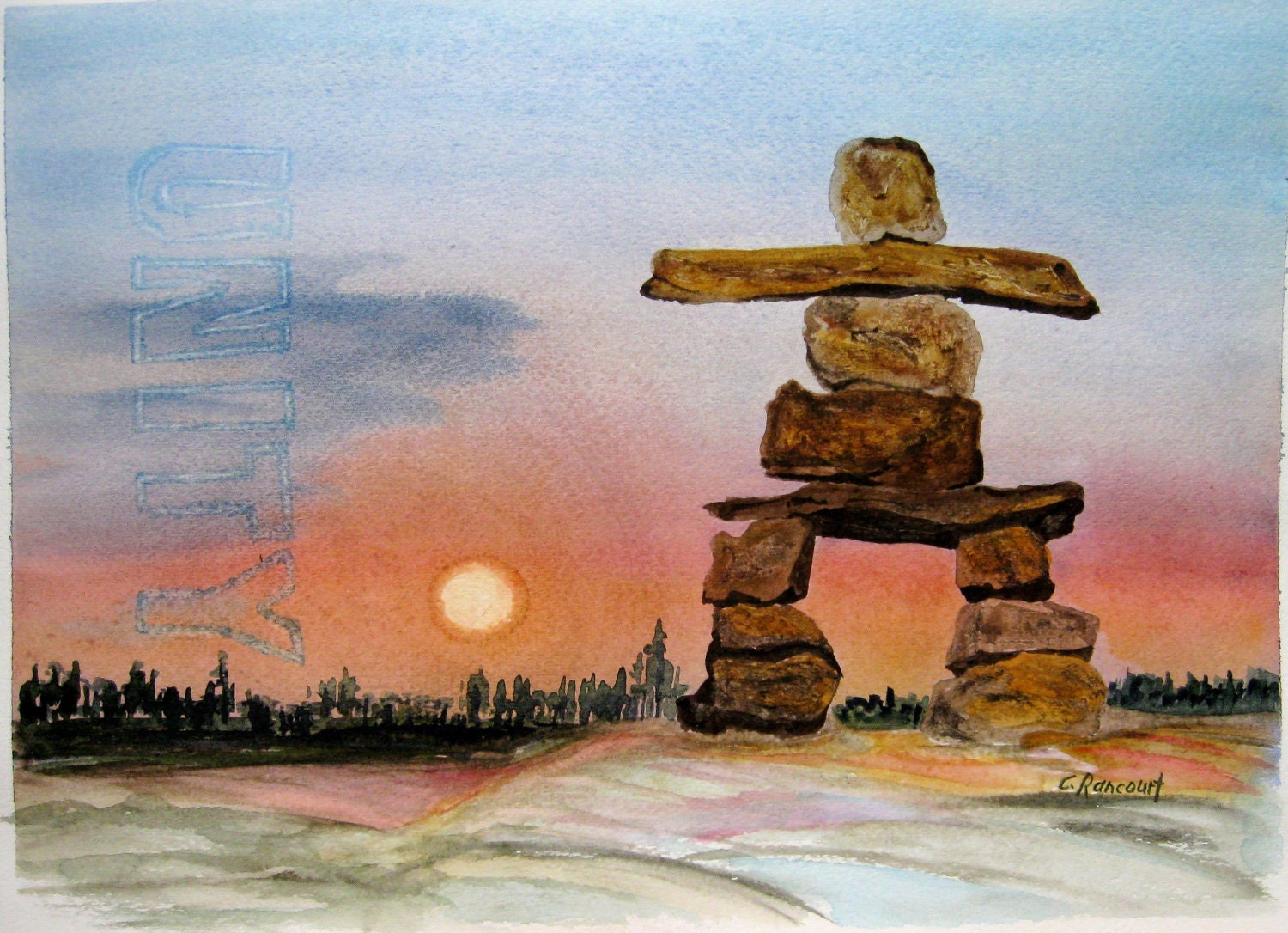 Inukshuk Drawing