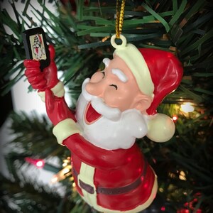 Tree Buddees Selfie Santa Claus Christmas Ornament - Etsy
