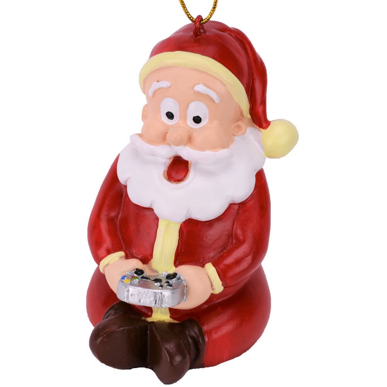 Tree Buddees Gamer Santa Claus Video Gaming Christmas Ornament - Etsy