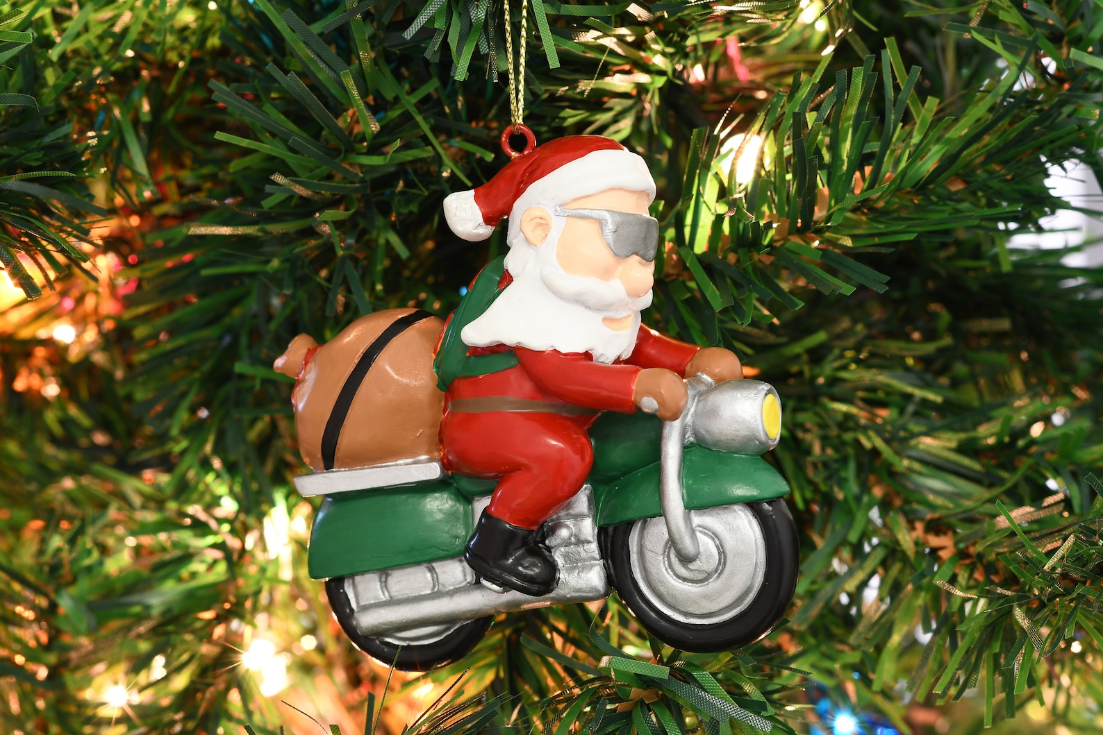 Tree Buddees Biker Santa Claus Motorcycle Christmas Tree - Etsy