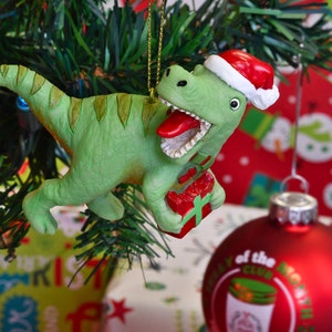 Tree Buddees Xmas Rex Christmas T-rex Dinosaur Ornament - Etsy
