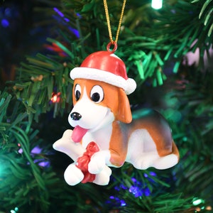 Tree Buddees Pet Puppy's First Christmas Bone Present Dog - Etsy