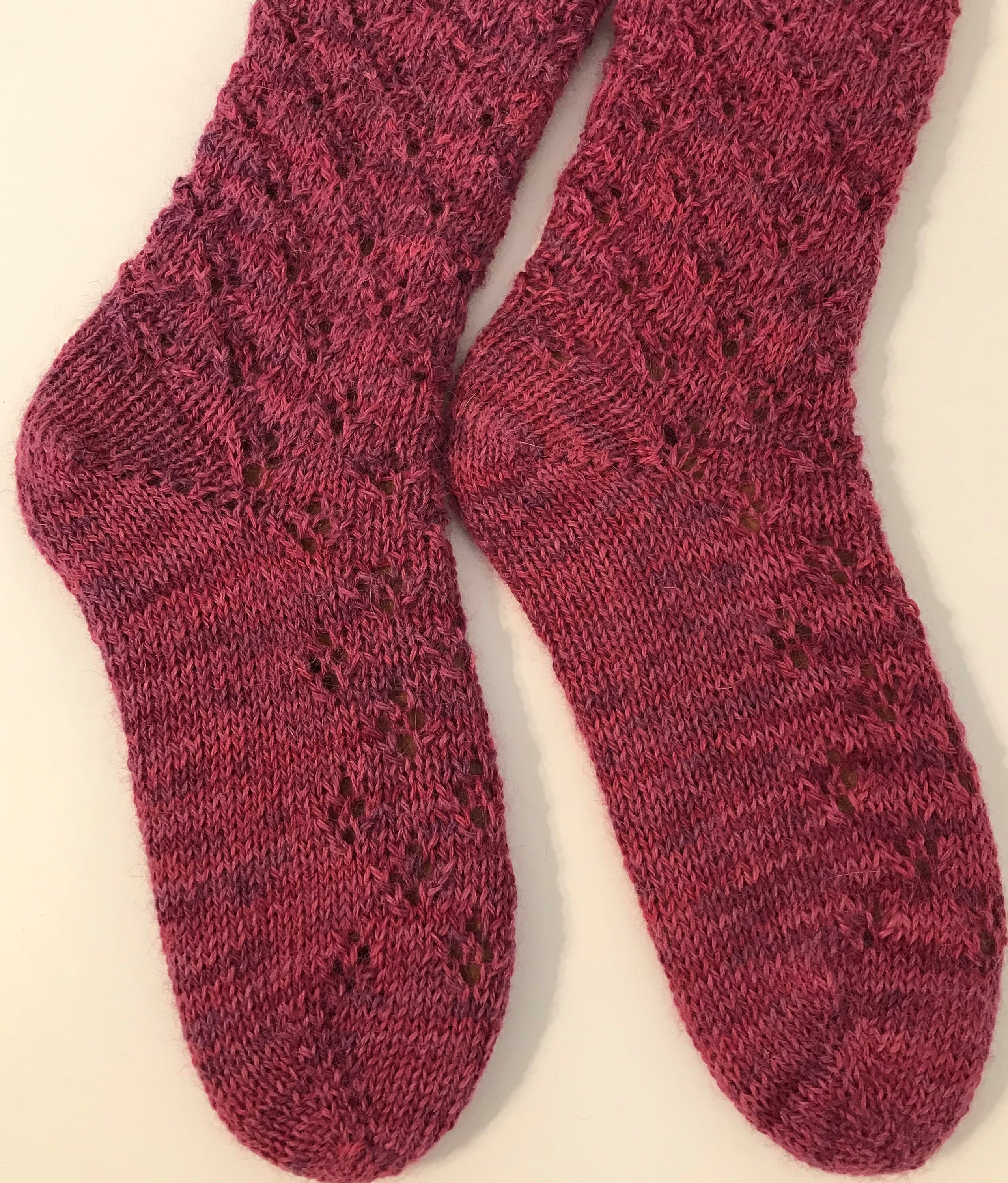Eyelet Lace Sock Knitting Pattern - Etsy