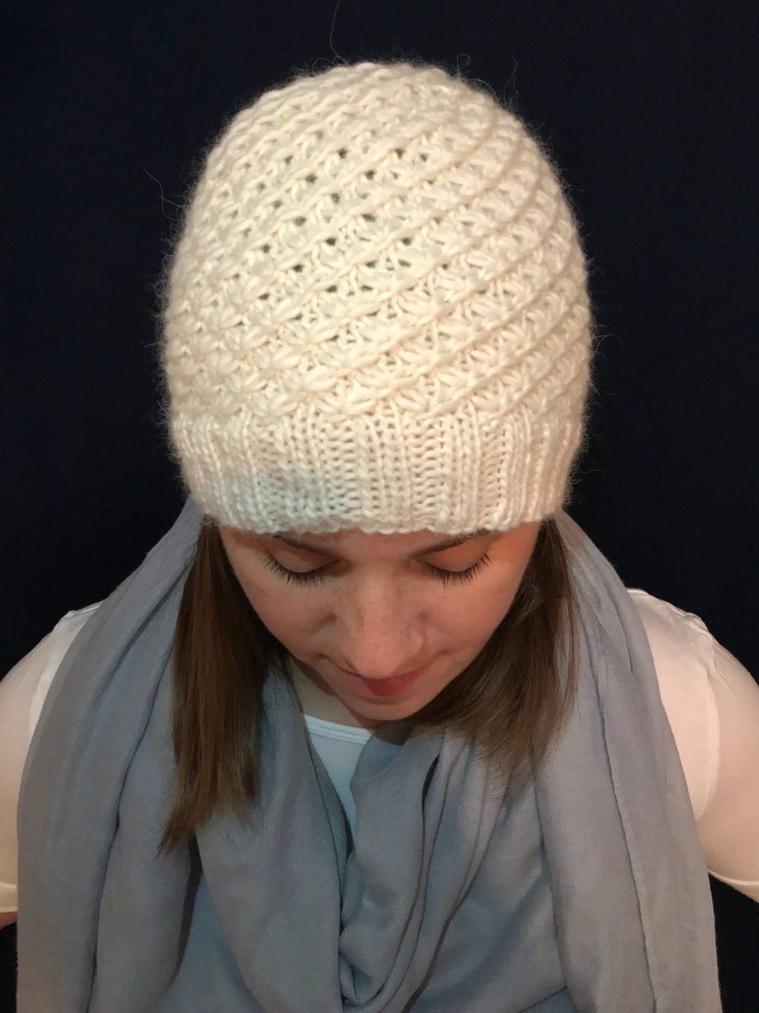 Daisy Stitch Toque Knitting Pattern - Etsy