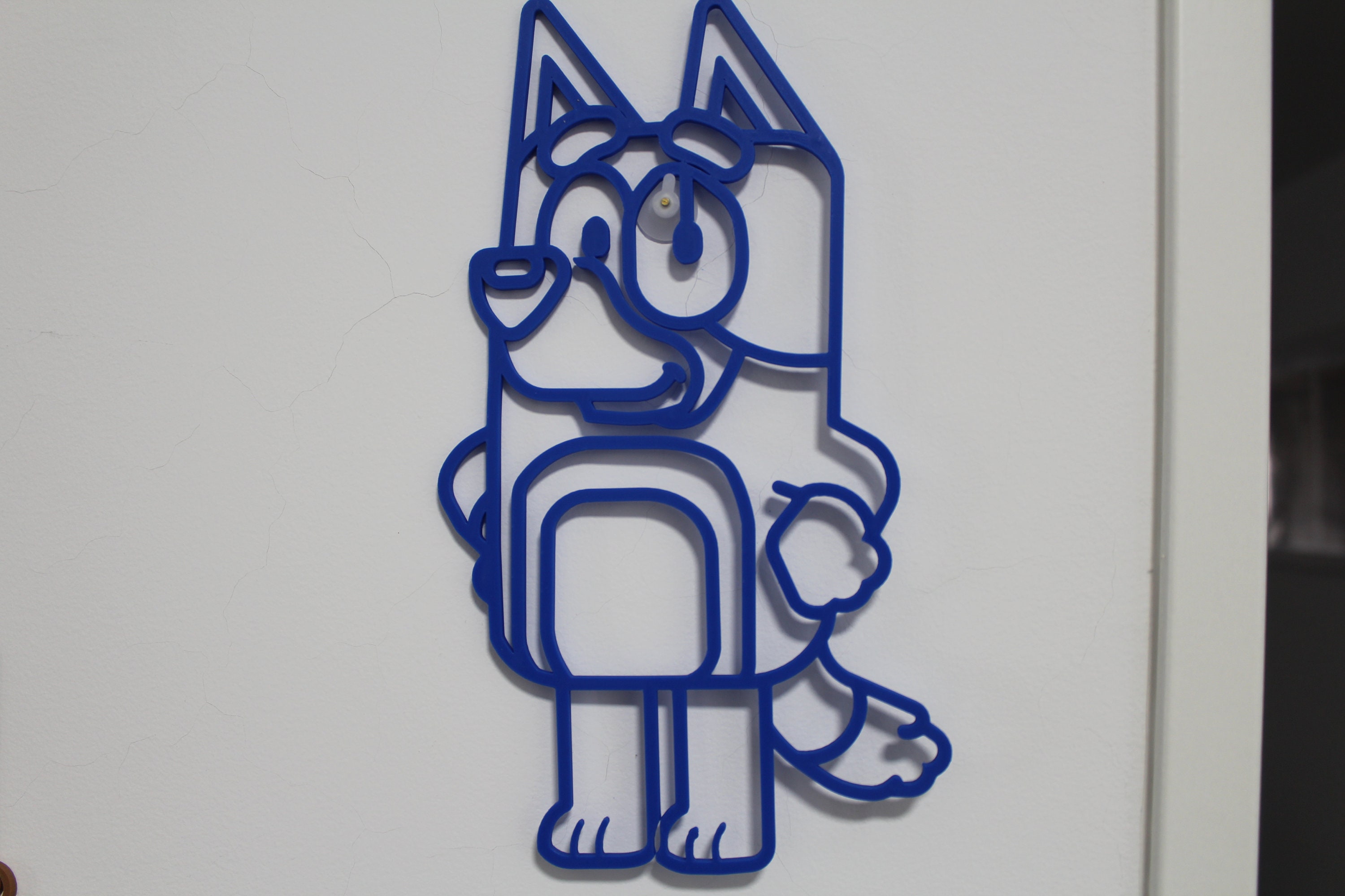 Bluey Wallart 2D Print in 3D - Etsy
