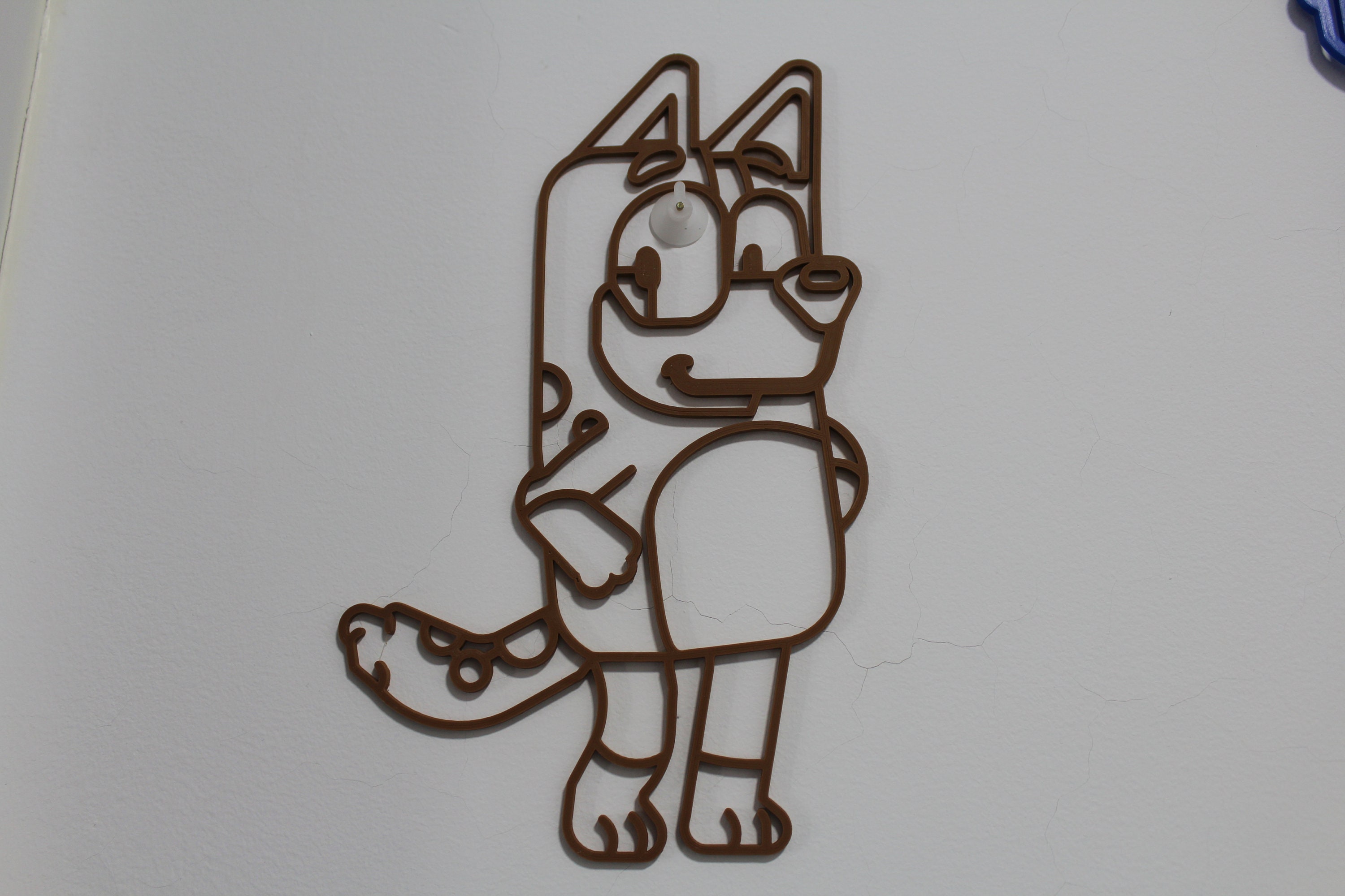 Bluey Wallart 2D Print in 3D - Etsy