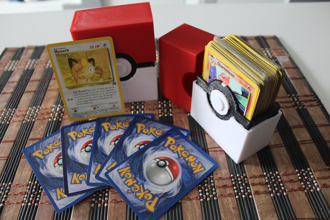 Deck Box 3D Pokemon Trading Card Game TCG Print in 3D - Etsy