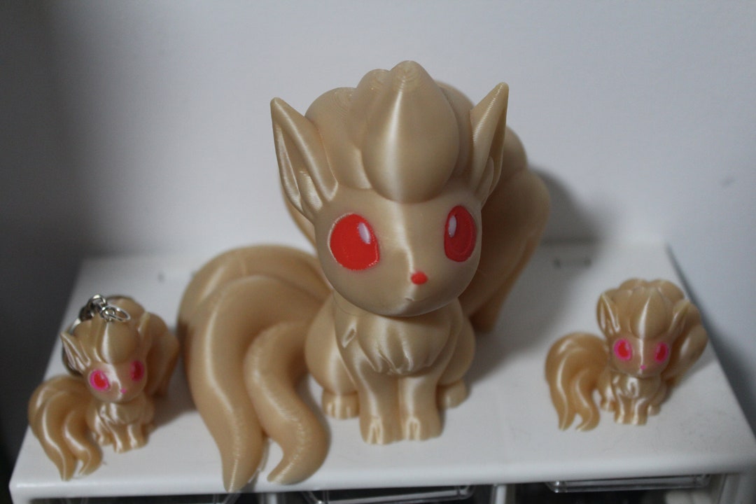Pokemon Ninetales Figure 3D Printing Color - Etsy
