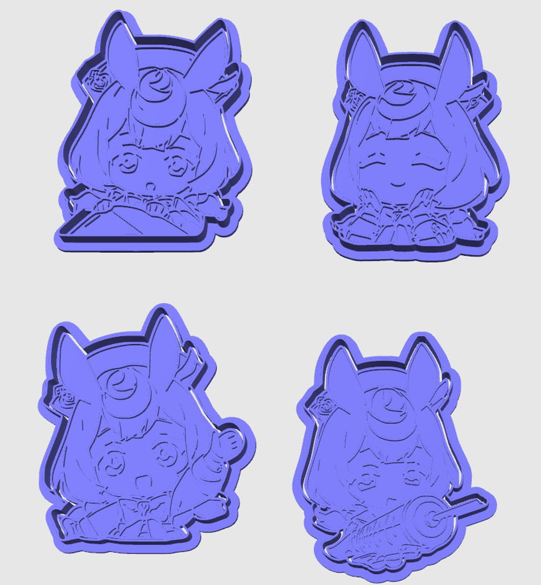 Genshin Impact Cookie Cutter Sigewinne Dainsleif Clorinde Sethos Arche ...