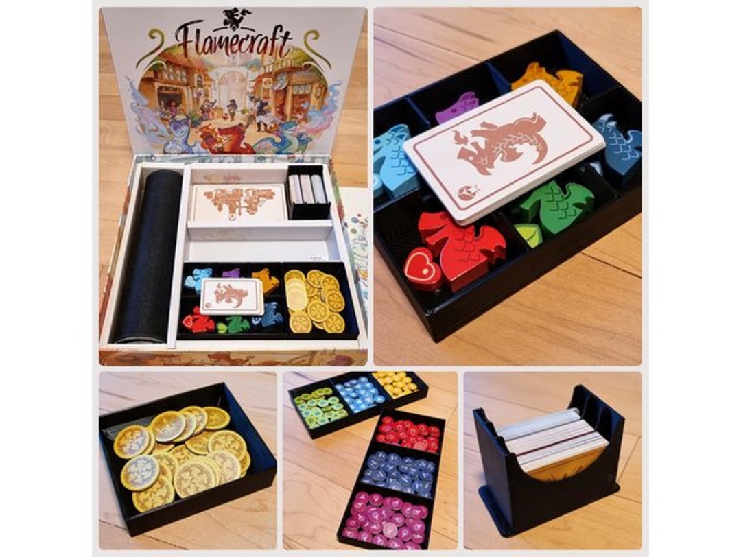 Flamecraft Card Holder Board Player Organizer Cards Resources - Etsy