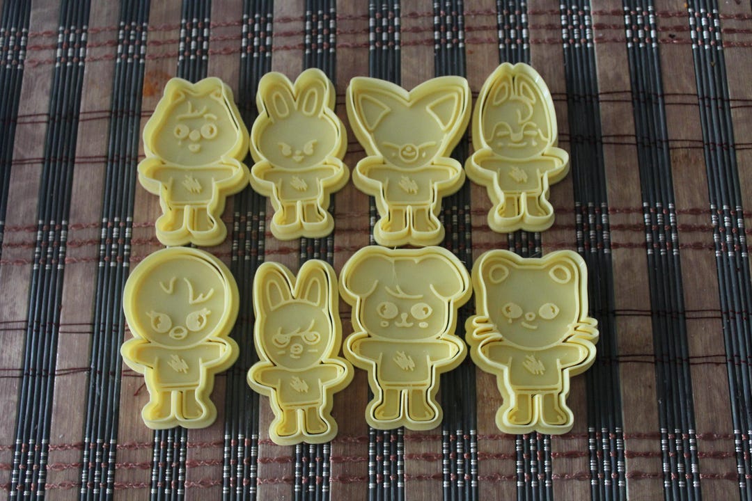 Stray Kids SKZOO OT8 Cookie Cutters – 3D Printed K‑pop Baking Tool ...