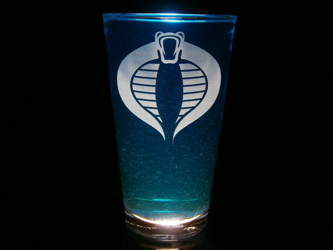 Cobra Pint Glass - Etsy