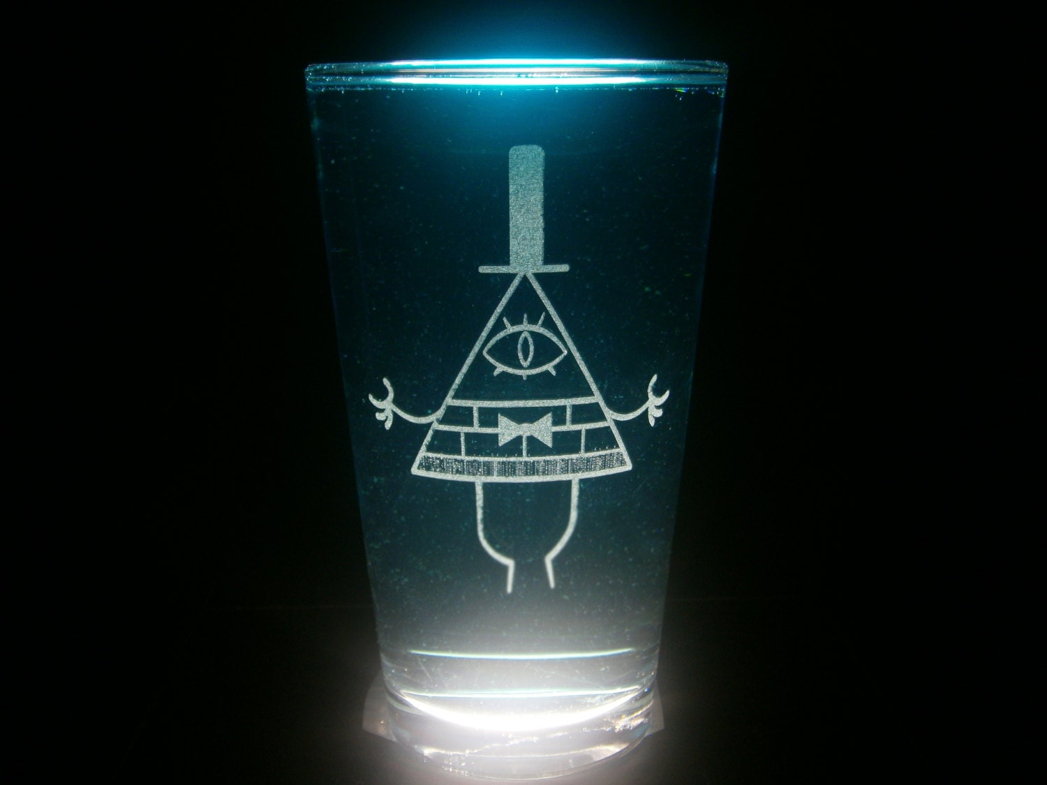 Bill Cipher Pint Glass - Etsy