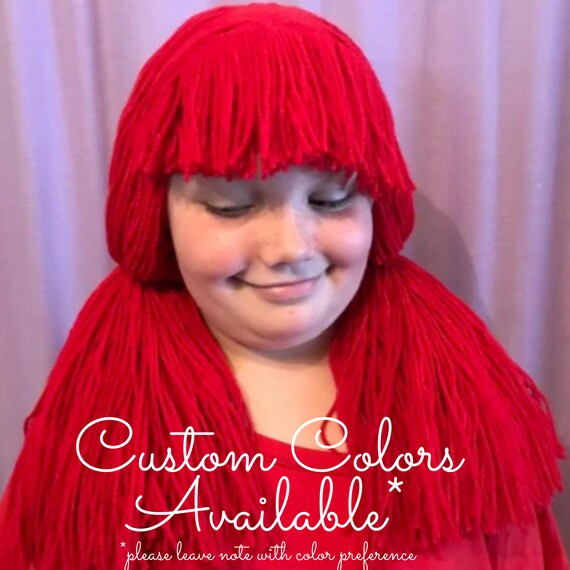 Raggedy Ann Costume Wig Ragdoll Costume Wig Ragdoll Yarn - Etsy