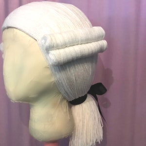 Powdered Wig, Reenactment Clothing Accessories, Colonial Costume Wig ...