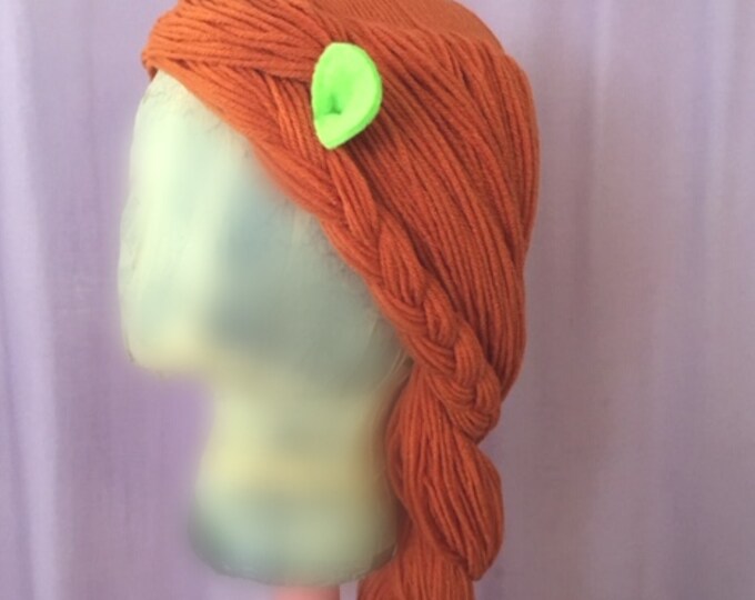 Fiona Costume Wig, Fiona Wig With Ears, Yarn Wigs for Kids, Girls ...