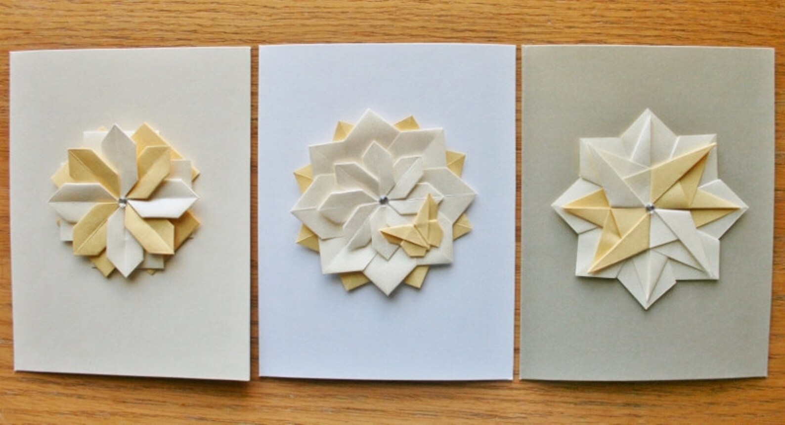 Origami Cards.Handmade Card Sets.Greeting Cards.Birthday | Etsy