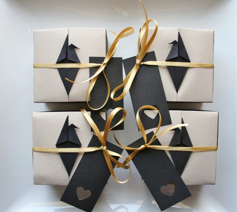 Origami Crane Gift Boxes.Handmade Gift Box.Wedding gift | Etsy