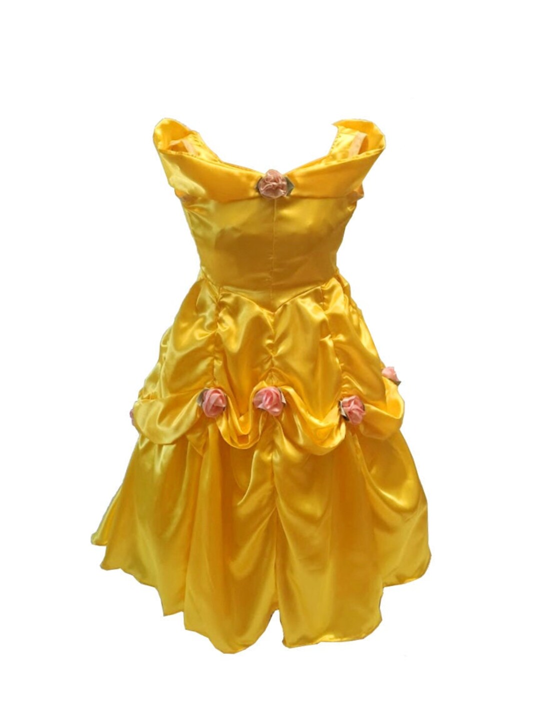 Belle Kid's Costume- Yellow Gown - Etsy