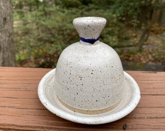 Small / Mini Butter Dish With Lid Half Butter Stick Rustic Aqua Mist ...